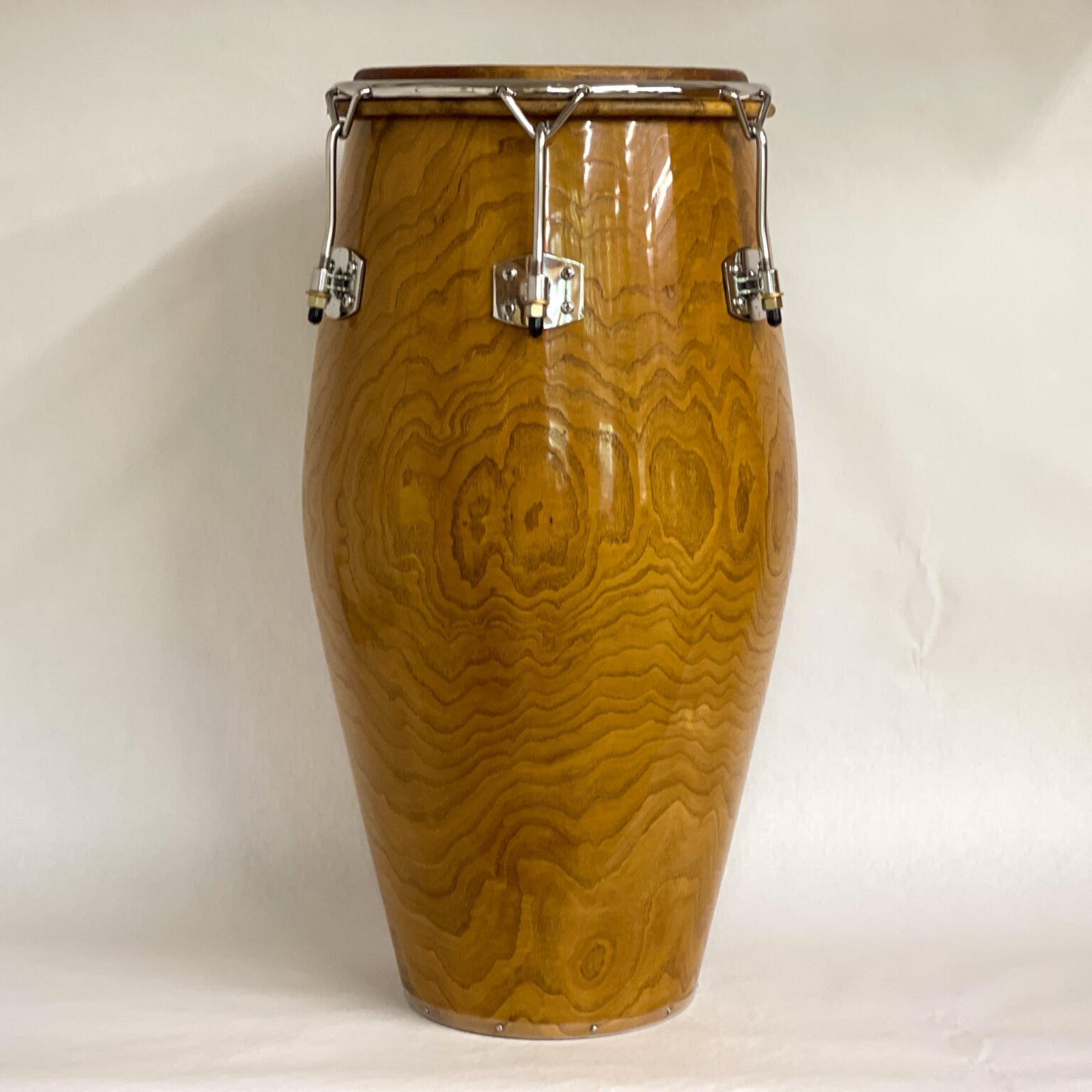 Spalted Poplar Solid Shell Four Conga Set - Manito Percussion