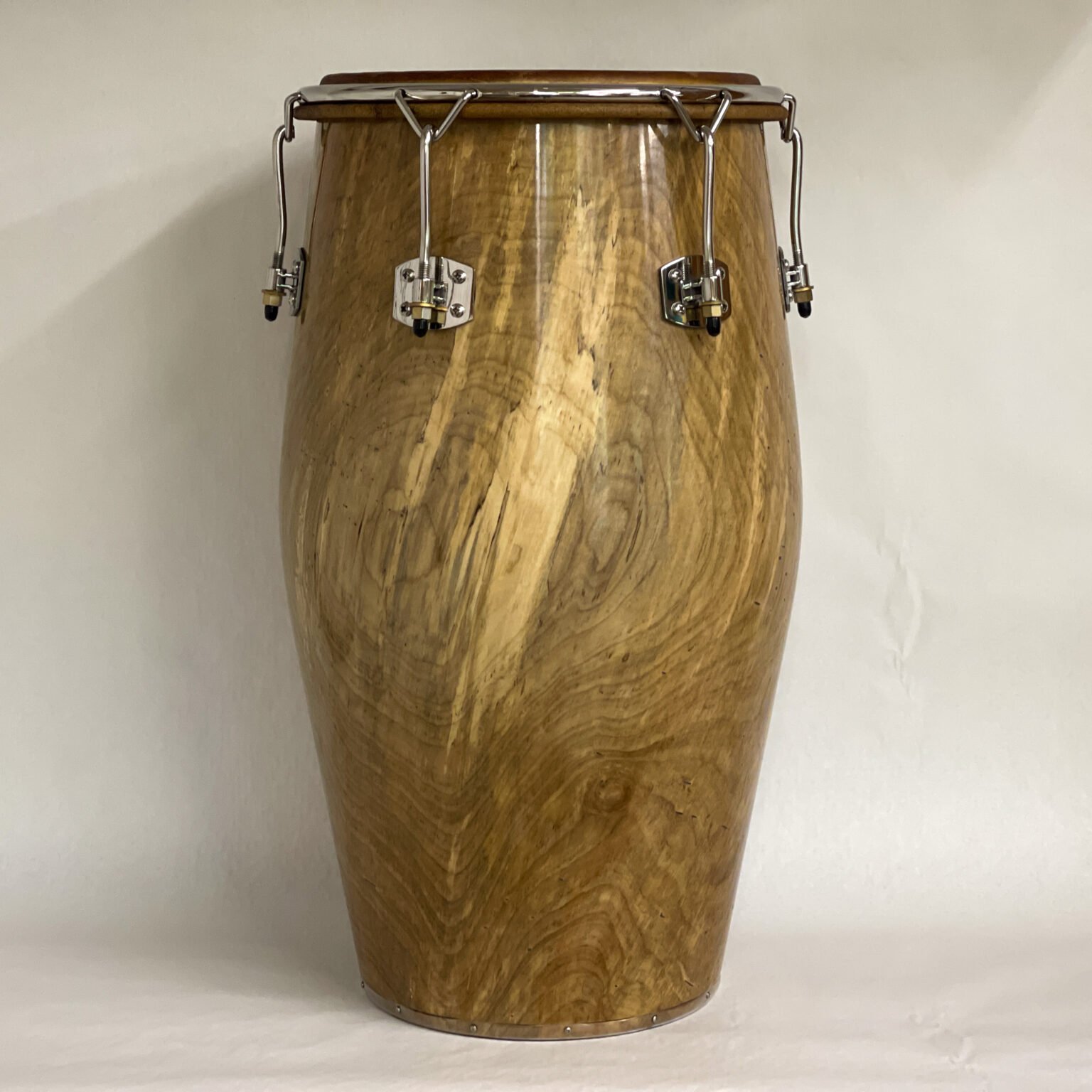 Spalted Poplar Solid Shell Four Conga Set - Manito Percussion